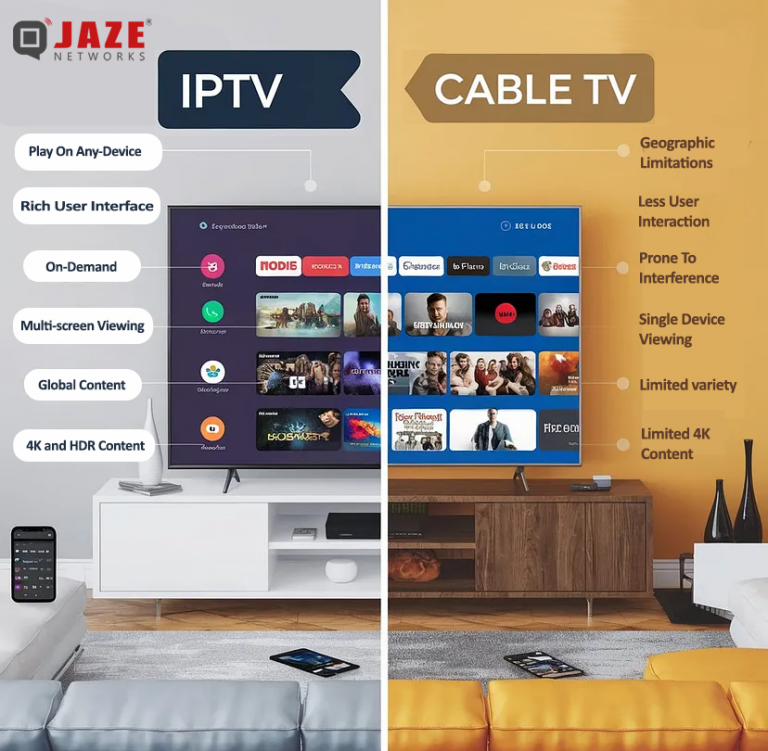 IPTV vs. Cable TV: Making an Informed Choice for Home Entertainment – Jaze Networks